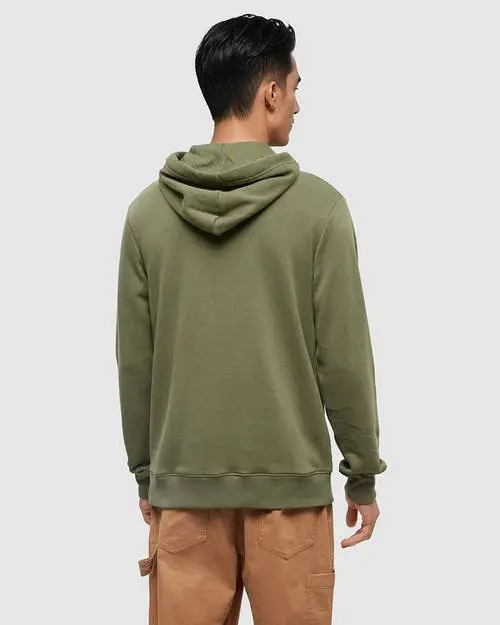 TENTREE Reynard Zip Hoodie - Deep Olive