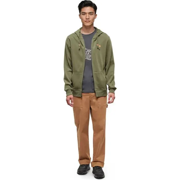 TENTREE Reynard Zip Hoodie - Deep Olive