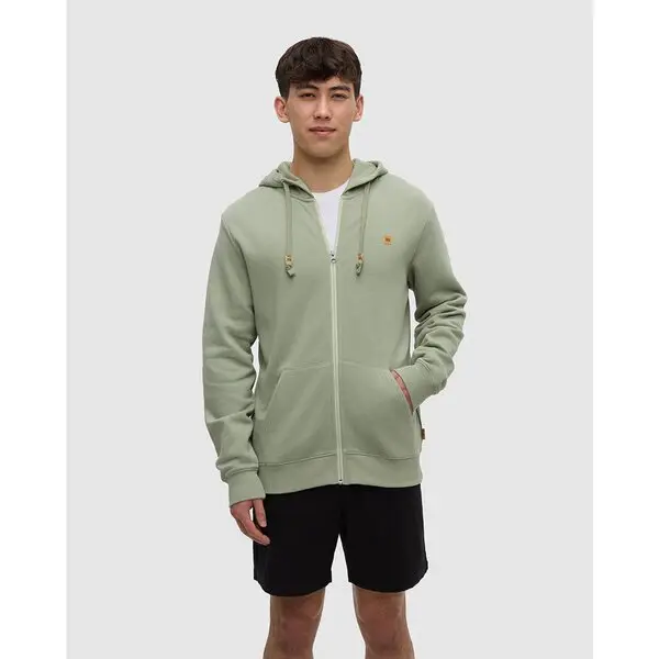 TENTREE Reynard Zip Hoodie - Light Moss