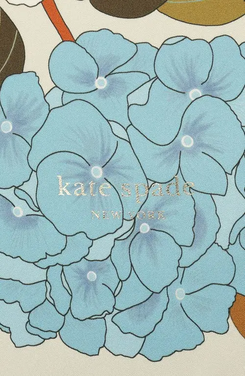 Kate Spade New York Spade Flower Garden Silk Square Scarf