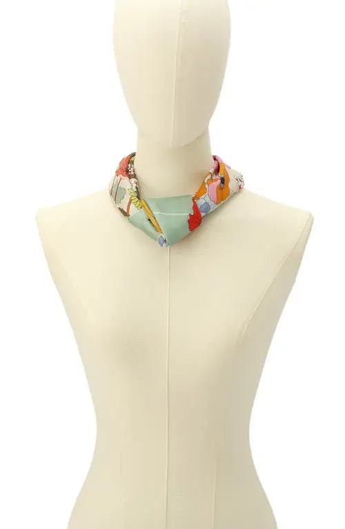 Kate Spade New York Spade Flower Garden Silk Square Scarf