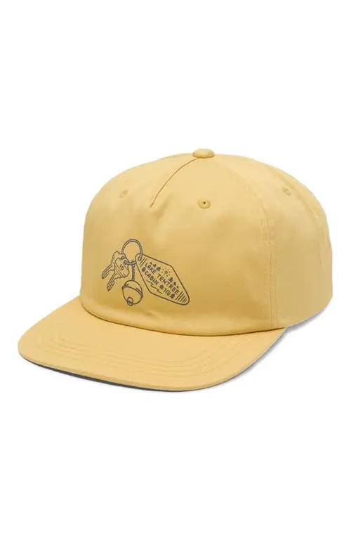 TENTREE Lake Getaway Apex Hat - Dusk Yellow/graphite
