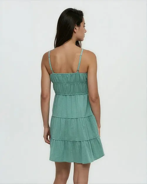 TENTREE Fairweather Dress - Turquoise Sky