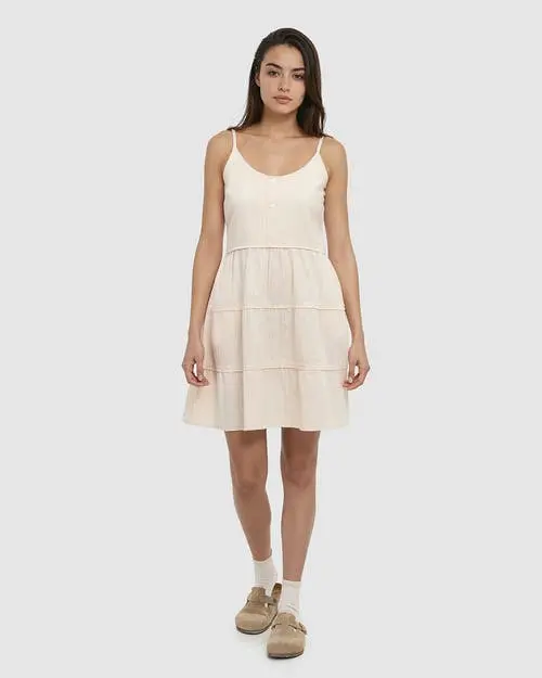 TENTREE Fairweather Dress - White Oak