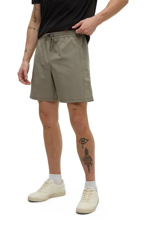 TENTREE Webster Mid-rise Stretch And Water-repellent Shorts - Clay