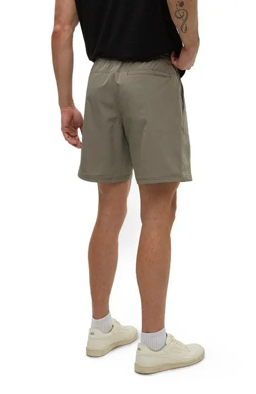 TENTREE Webster Mid-rise Stretch And Water-repellent Shorts - Clay