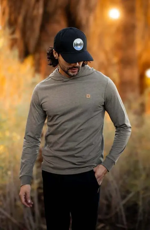 TENTREE Hooded Long Sleeve Top - Timber Heather