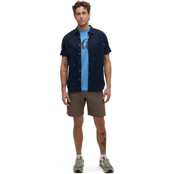 TENTREE Lake Life Mancos Shirt - Midnight Blue/lake Life