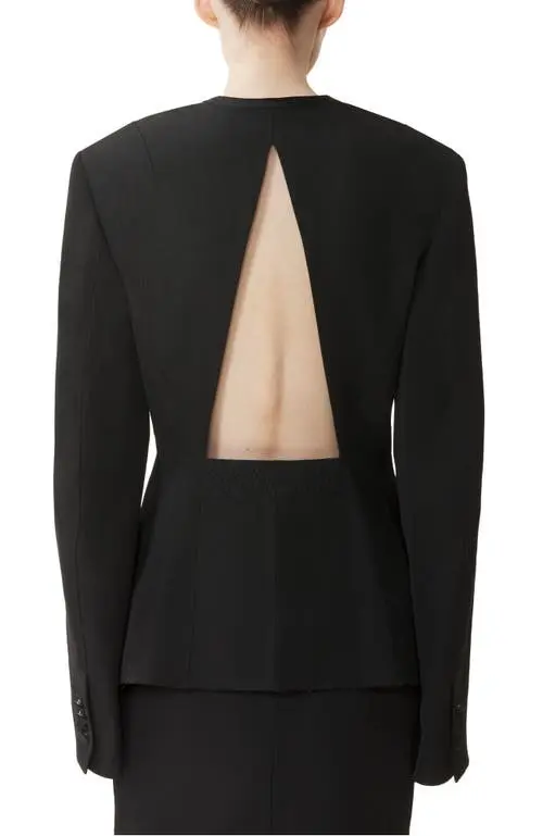 LANVIN Silk And Viscose Open-back Jacket
