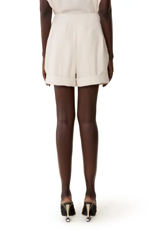 LANVIN Crepe Pleated Shorts