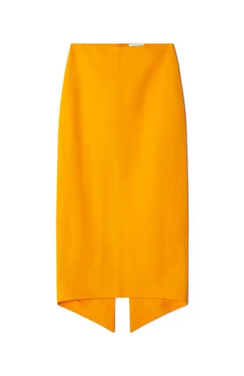 LANVIN Asymmetrical Midi Skirt In Paper And Viscose
