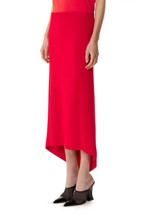 LANVIN Buttoned Long Skirt In Merino Wool