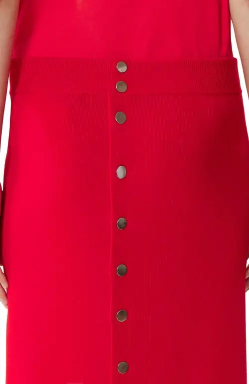 LANVIN Buttoned Long Skirt In Merino Wool
