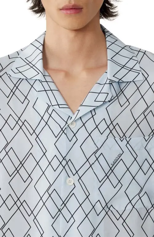 LANVIN Printed Flowy Shirt