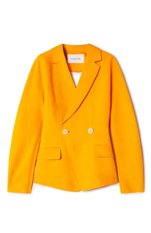 LANVIN Paper And Viscose Open-back Jacket