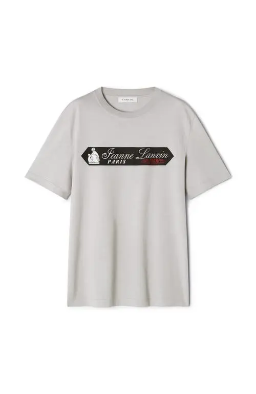 LANVIN Printed Signature Label T-shirt