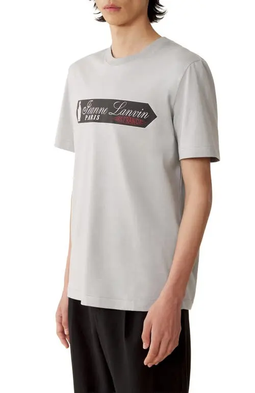 LANVIN Printed Signature Label T-shirt