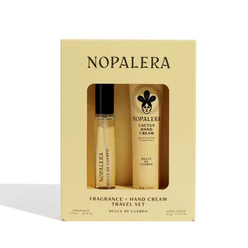 NOPALERA Hand Cream + Travel Perfume Set - Green