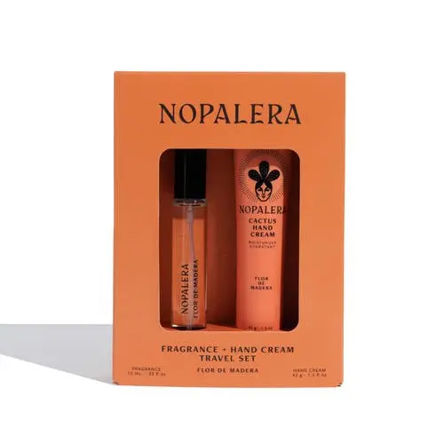 NOPALERA Hand Cream + Travel Perfume Set - Orange
