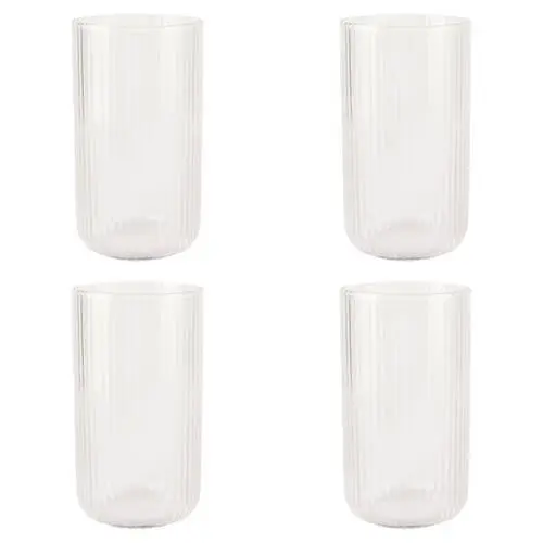 DANICA BRANDS Fluted Tumblerset Of 4 - Clear
