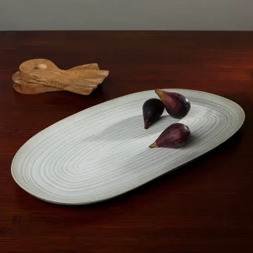 DANICA BRANDS Set Of 4 Oval Platter 15 Inch