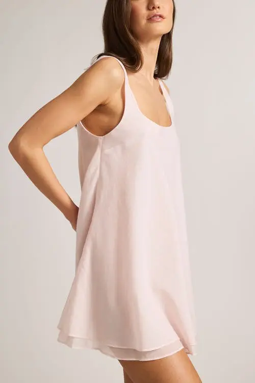NEGATIVE UNDERWEAR Gauzy Island Swing Dress