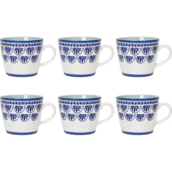 DANICA BRANDS Porcelain Mugset Of 6