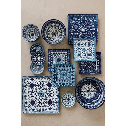 DANICA BRANDS Porto Stamped Plateset Of 6