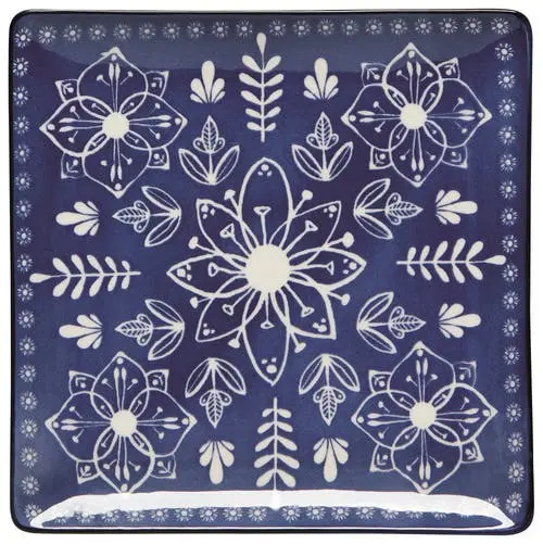 DANICA BRANDS Porto Stamped Plateset Of 6