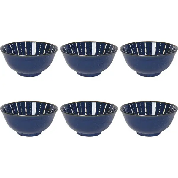 DANICA BRANDS Pulse Stamped Bowlset Of 6