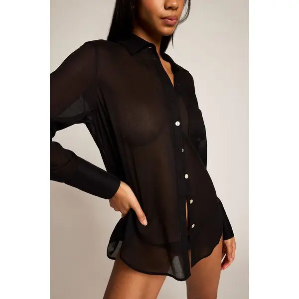 NEGATIVE UNDERWEAR Island Shirt - Black
