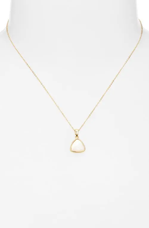 SET & STONES Mother-of-pearl Pendant Chain Necklace