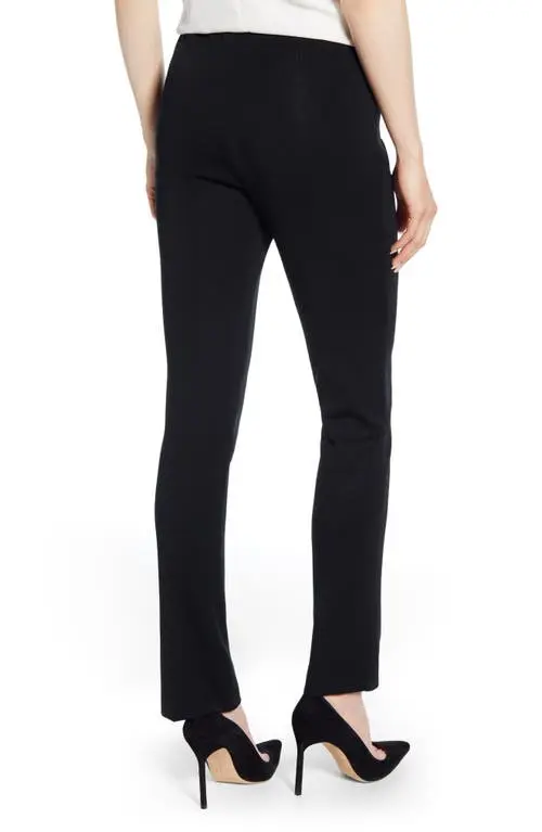 Ming Wang Straight-leg Knit Pants