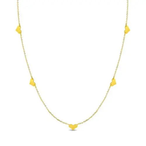 IN SEASON JEWELRY Heart Chain Necklace - Gold