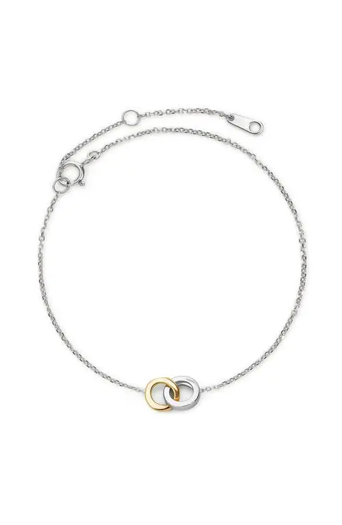 ANA LUISA Solid Duo Links Bracelet - Silver