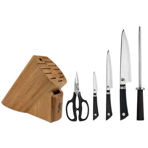 SHUN Sora Collection 6 Piece Cutlery Knife Block Set