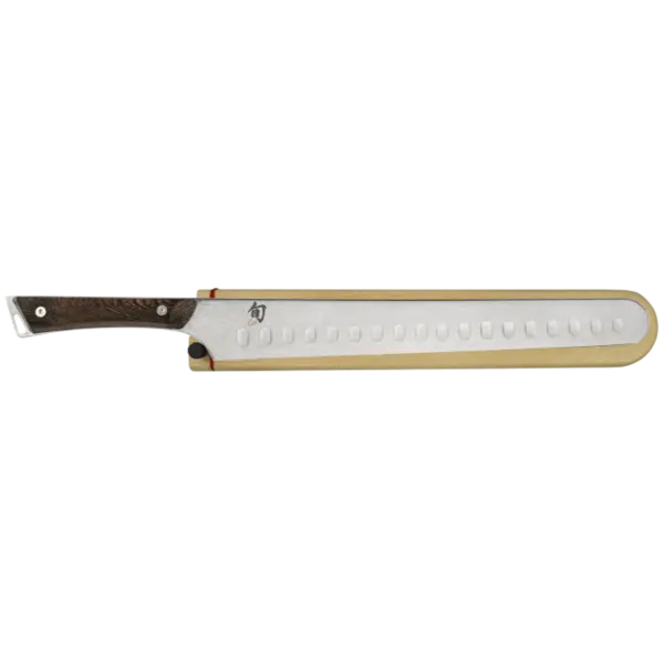 SHUN Kanso 12 Inch Hollow Ground Brisket Slicing Knife - Brown