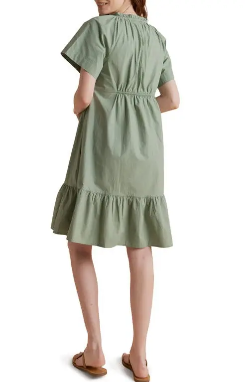A Pea In The Pod Tiered Cotton Maternity Dress
