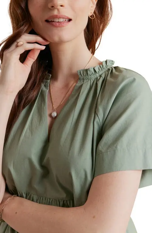 A Pea In The Pod Tiered Cotton Maternity Dress