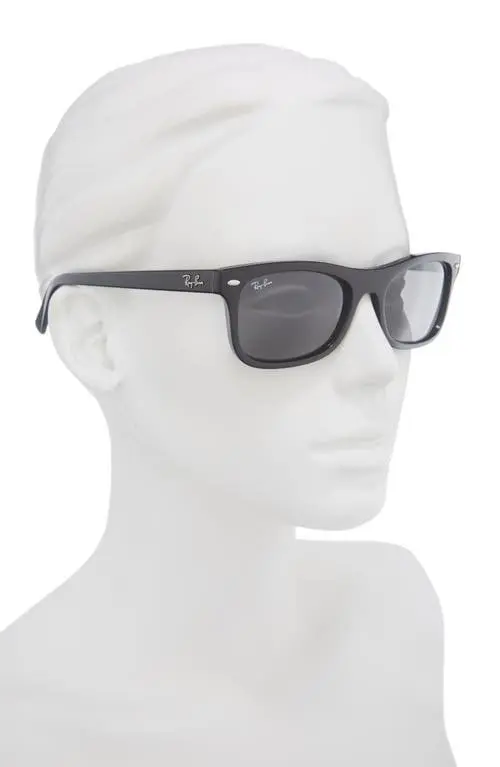 Ray-ban Square Frame Sunglasses - Black/dark Grey