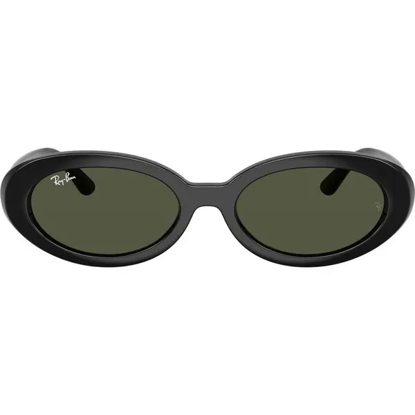 Ray-ban Oval Sunglasses - Black/green