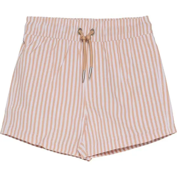 GOTTEX MENS Gottex 7" Inseam Striped Swim Trunks - White-yellow