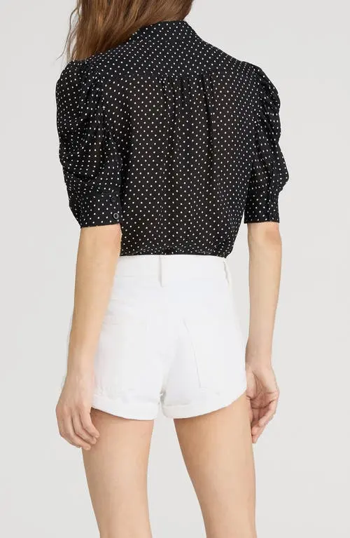 FRAME The Gillian Silk Button-up Shirt