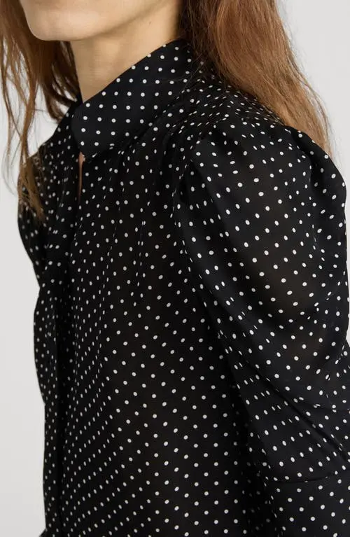 FRAME The Gillian Silk Button-up Shirt