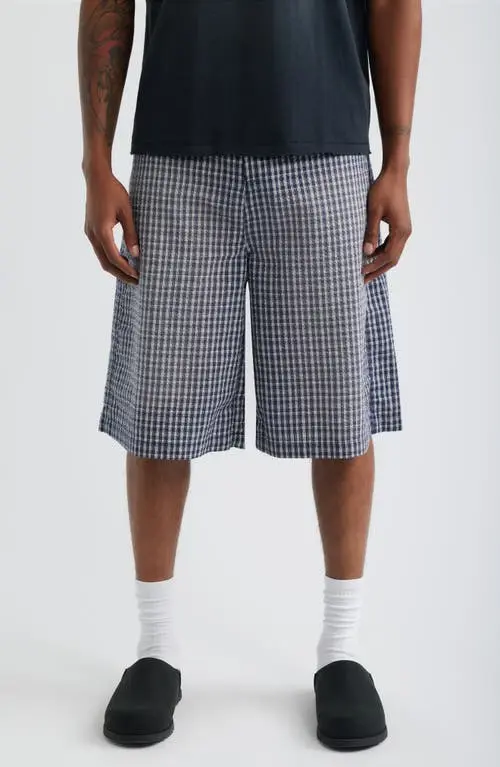 ELWOOD Seersucker Shorts - Plaid