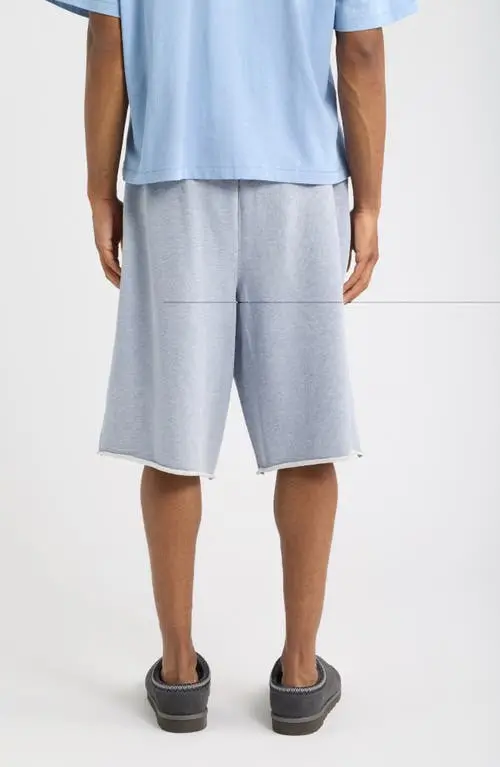 ELWOOD Relaxed Fit Cut-off Sweatshorts - Blue