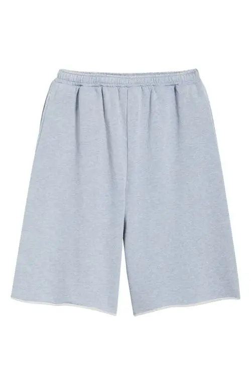 ELWOOD Relaxed Fit Cut-off Sweatshorts - Blue