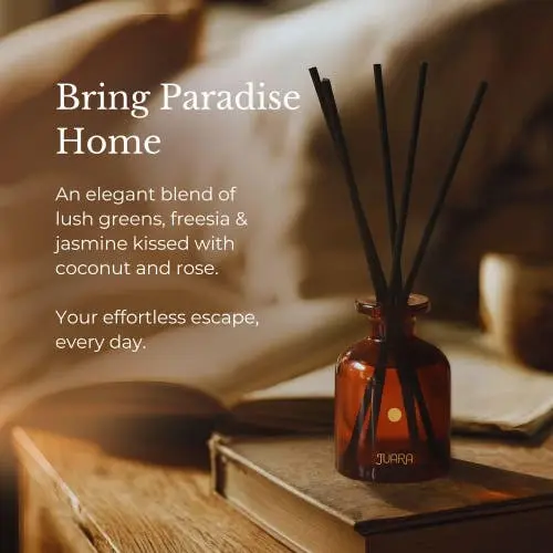 JUARA Candlenut Reed Diffuser Set