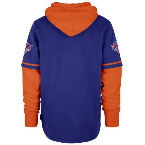'47 47 New York Knicks Trifecta Shortstop Pullover Hoodie