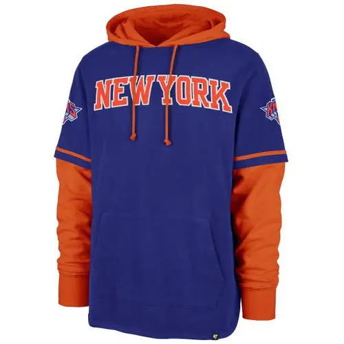 '47 47 New York Knicks Trifecta Shortstop Pullover Hoodie